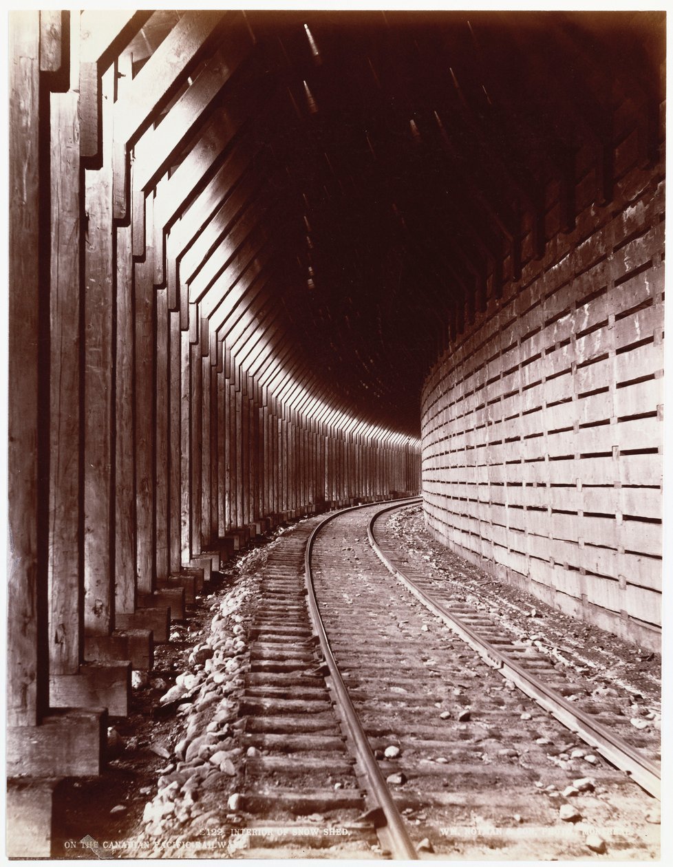 Canadian Pacific Railway by William Notman: Fine art print