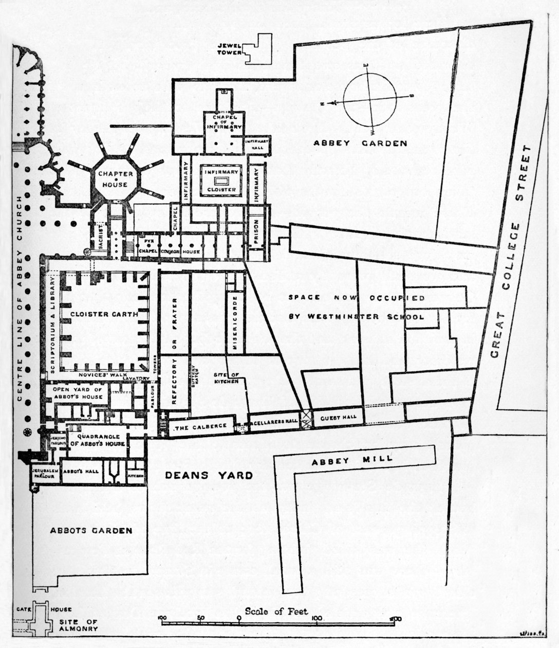 Westminster Abbey Layout Plan