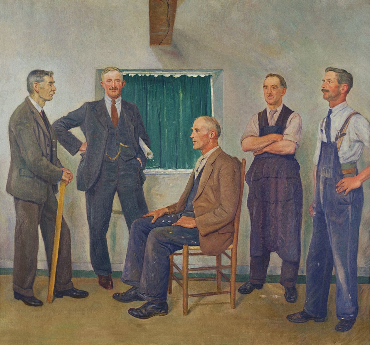 Oakridge Craftsmen by William Rothenstein: Fine art print