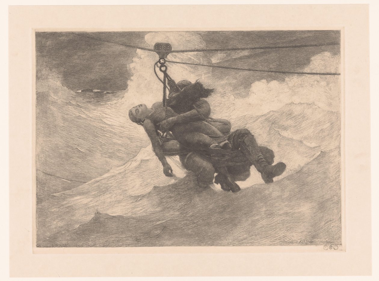 The life line The life line by Winslow Homer