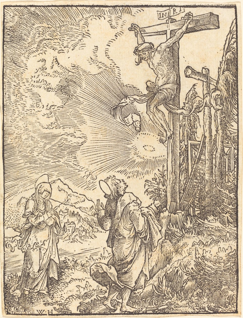 The Crucifixion by Wolf Huber: Buy fine art print