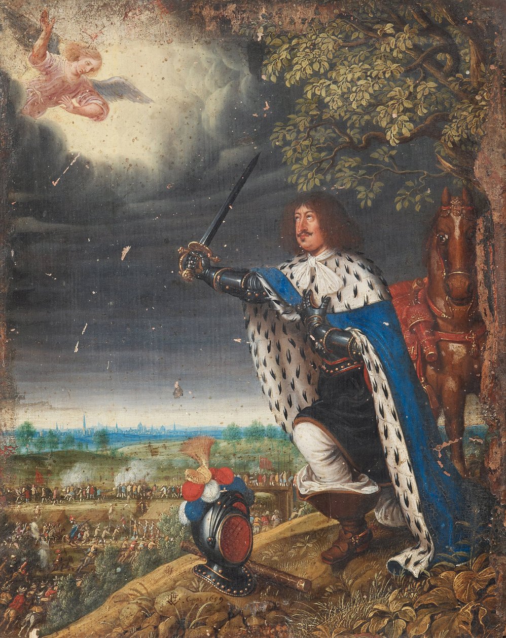 Frederick III of Denmark at the Battle of Nyborg on November 14