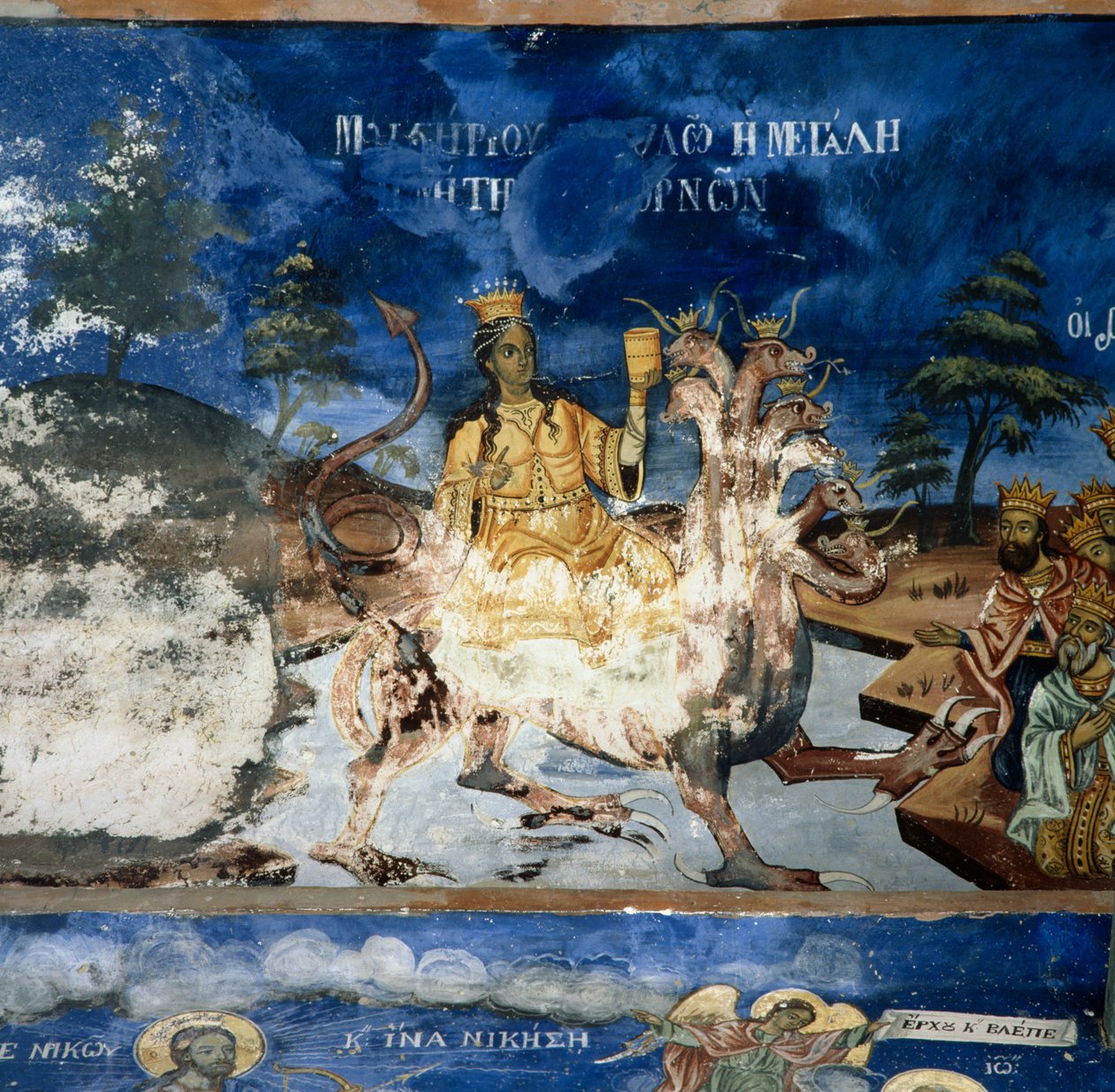 Fresco in Monastery of Timios Prodromos