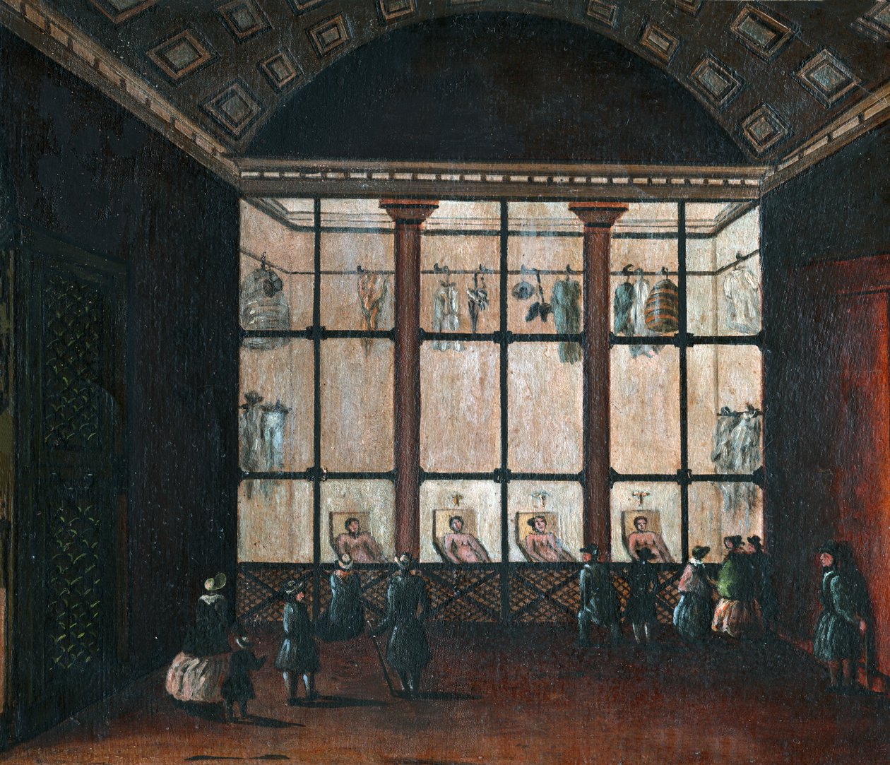 Interior of the Morgue in Paris by . .: Buy fine art print