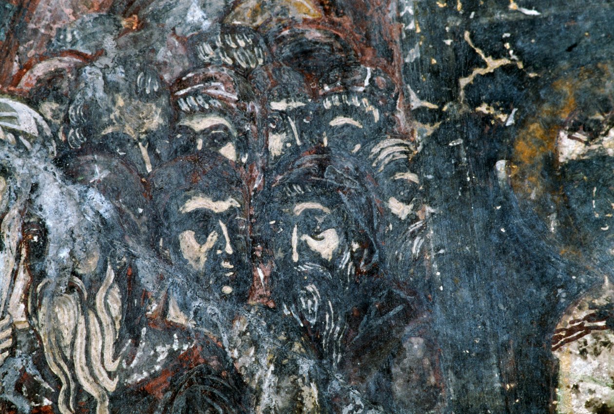 Male figures (damaged fresco)