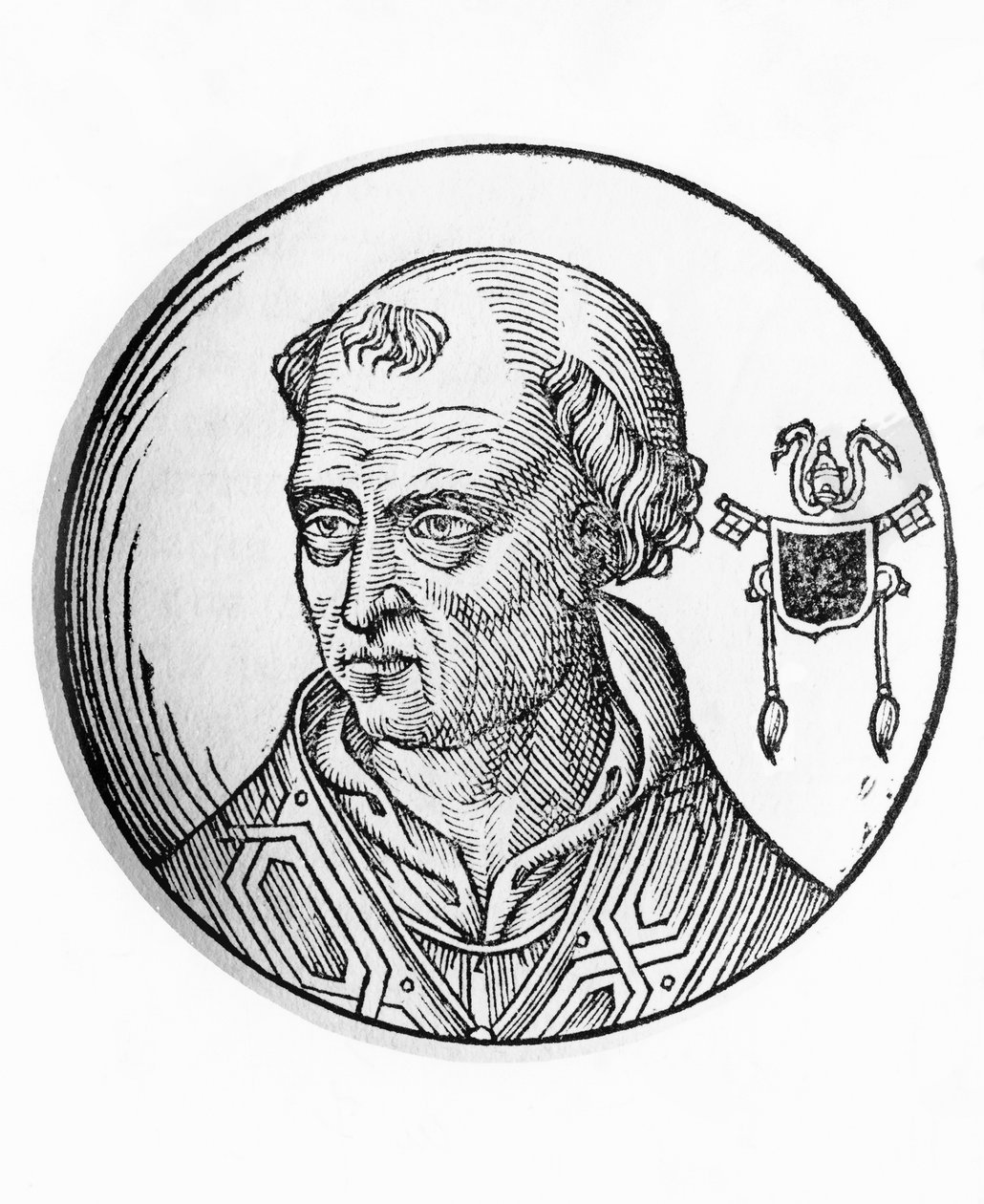 Portrait of Benedict III (died 858) by William Walcutt