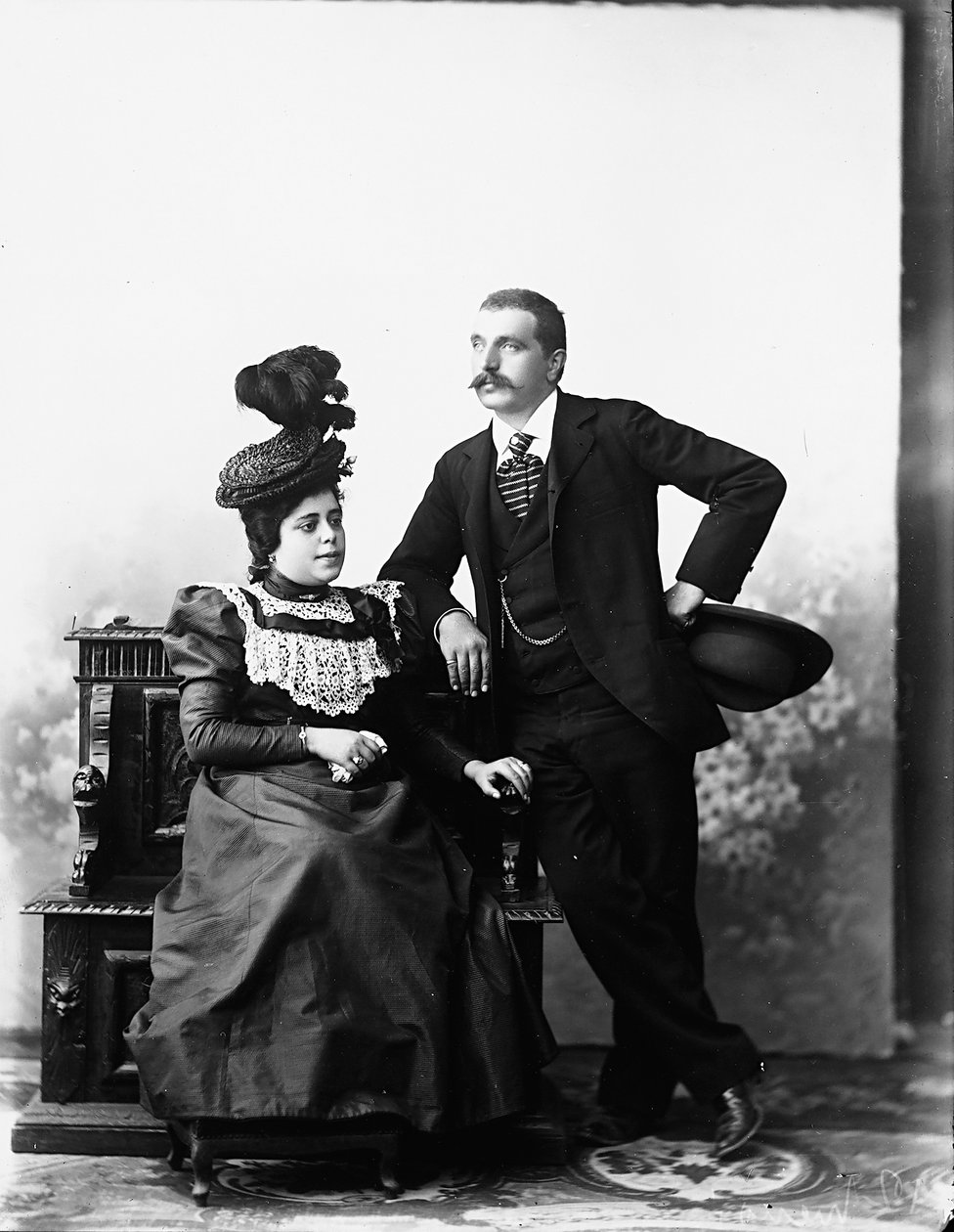 Portrait of the Married Couple Boletto by Henry Charles Fehr