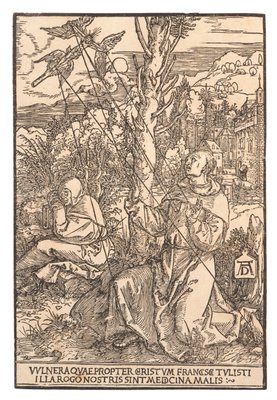 Saint Francis Receiving the Stigmata by Albrecht Dürer