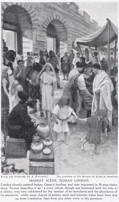 Roman Market Scene