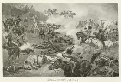 General Custer's Last Stand by American School