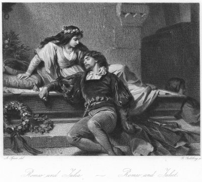 Romeo And Juliet Death Painting
