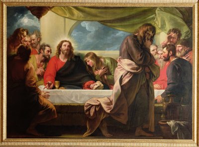 The Last Supper by Benjamin West: Buy fine art print