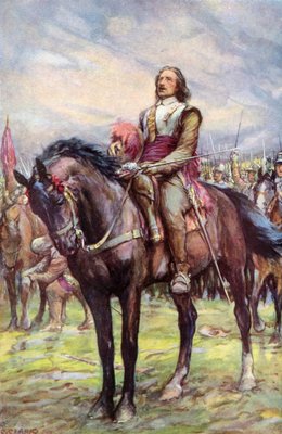 Oliver Cromwell In Battle