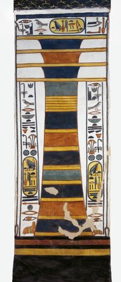 Djed Pillar Representing Osiris' Backbone Bearing Resurrection Bone ...