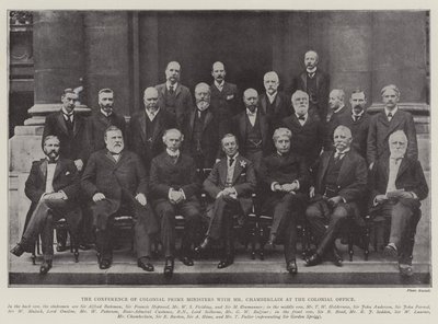 The Conference of Colonial Prime Ministers with Mr Chamberlain at the ...
