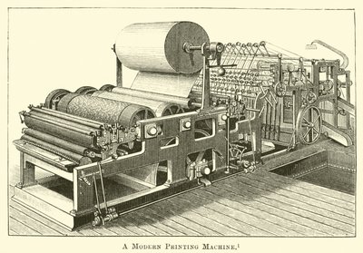 Modern Printing Press Machine