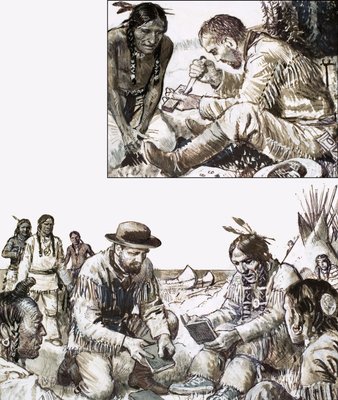 James Evans set about printing a Bible for a remote tribe of Indians