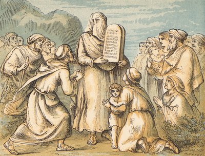 Moses Veiled by English School: Buy fine art print