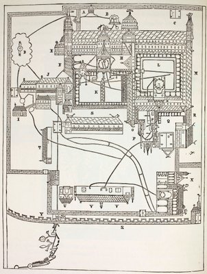 Benedictine Monastery Diagram