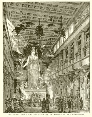 The Great Ivory and Gold Statue of Athena in the Parthenon