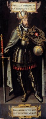 Portrait of Charles V (1500-1558) King of Spain, Emperor of the Holy ...