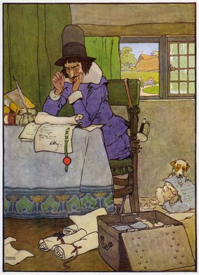 Illustration for Babes in the Wood by Frank Adams