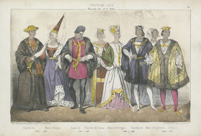 French Kings and Queens of the 15th and 16th Century