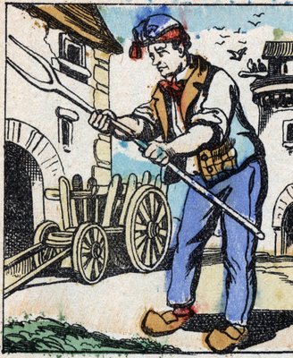 Illustration of the tale 'The Devil's Fork' Wood engraving from Imaging ...