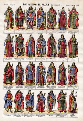 Merovingian Kings Of France