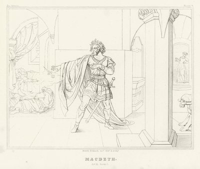 Macbeth Floating Dagger Drawing