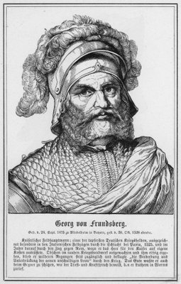Georg von Frundsberg (engraving) by German School