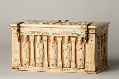 Reliquary casket, Cologne, Germany, c.1150 (wood and ivory)
