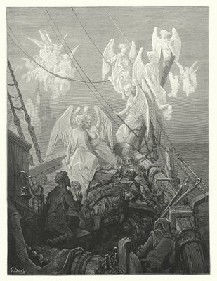 Gustave Dore Illustration for Coleridge's Rime of the Ancient Mariner