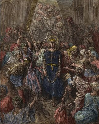 Saint Louis Taken Prisoner in Mansoura During the 7th Crusade in 1250