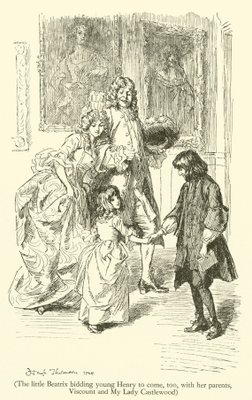 The little Beatrix bidding young Henry to come, too, with her parents ...