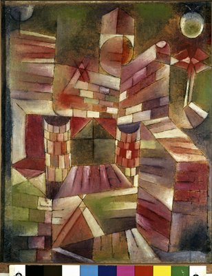 Architecture from the Window by Paul Klee: Fine art print