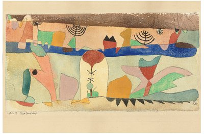 Park Landscape by Paul Klee: High-quality fine art print