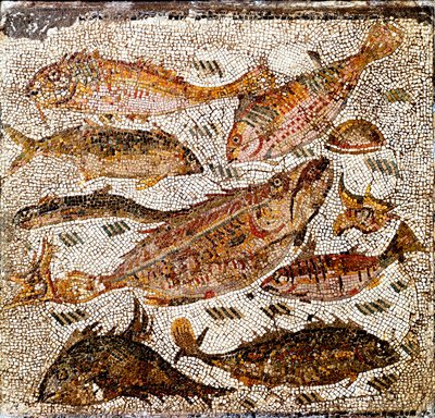 Ancient Greek Fish Art