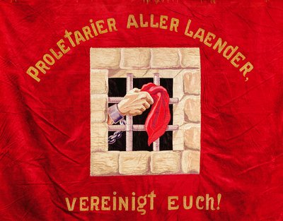 Trade Union Banner urging the Proletarians of All Countries to Unite ...