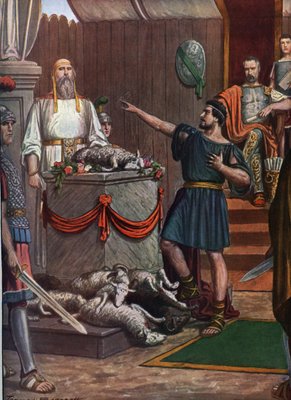 Roman Antiquity, Third Samnite War: Samnite ceremony and sacrifice in ...