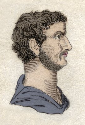 Portrait of the Roman Emperor Hadrian (76-138 AD)