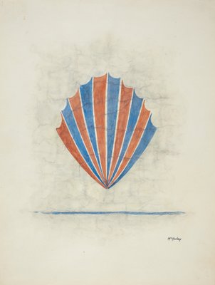 Restoration Drawing: Wall Painting by William McAuley