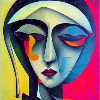 Sad Girl Famous Painting