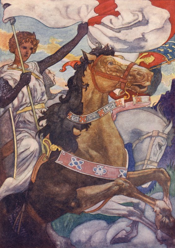 A Beautiful Knight Clad in Bright Shining Armour