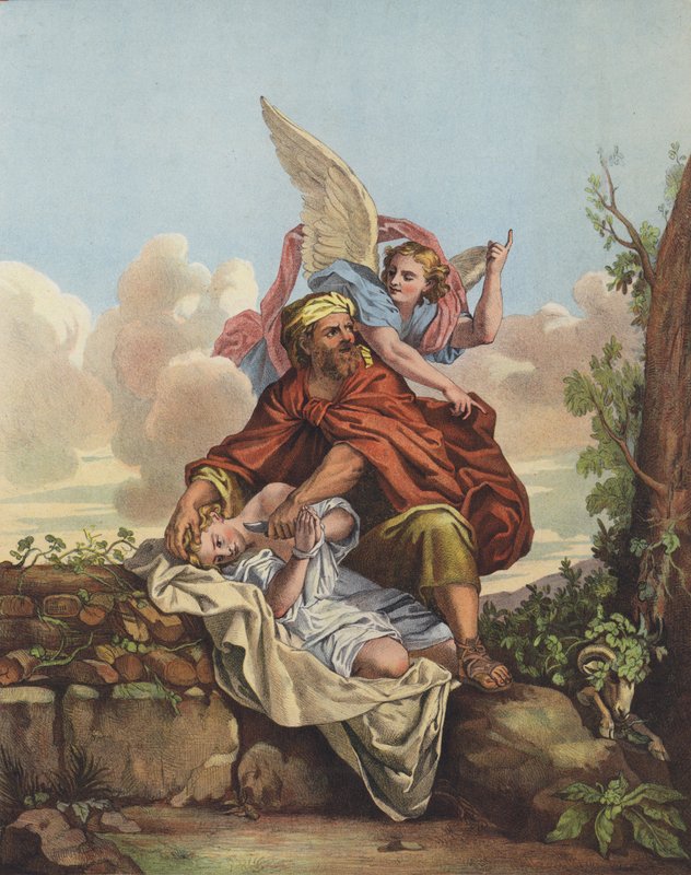 The Angel Intervening to Stop Abraham Sacrificing His Son Isaac