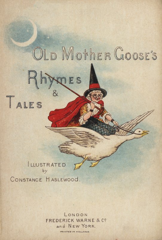 Title-Page Illustration for Old Mother Goose's Rhymes and Tales