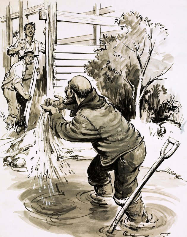 James Marshall Finding Gold Californian Gold Rush Sutter's Mill,