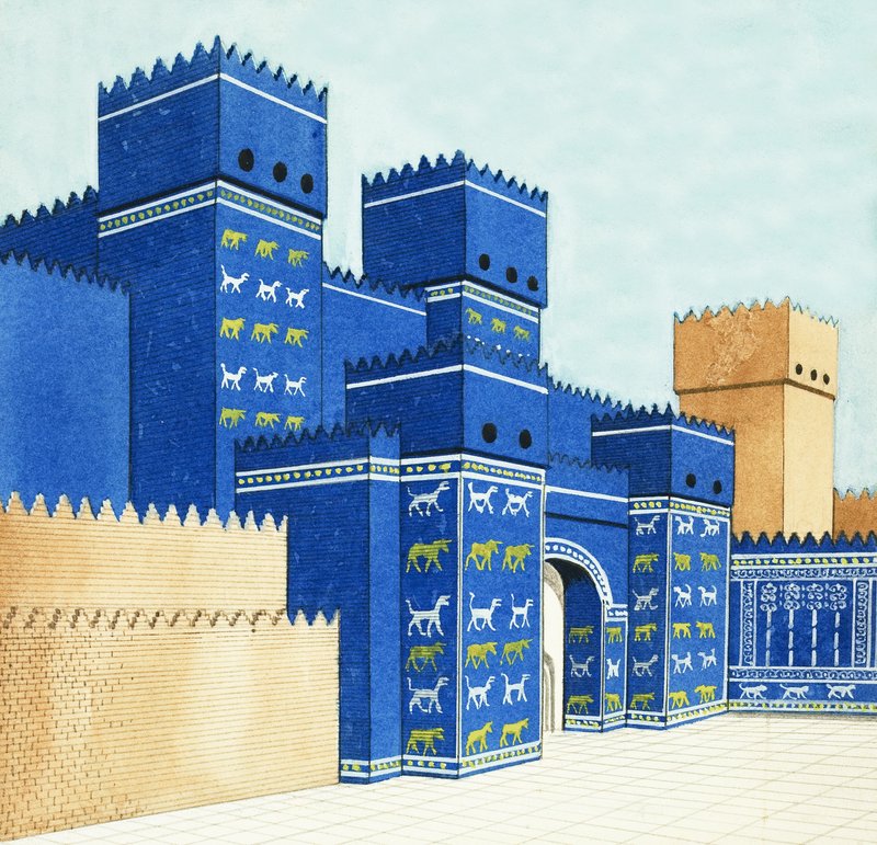 Ishtar Gate Sketch