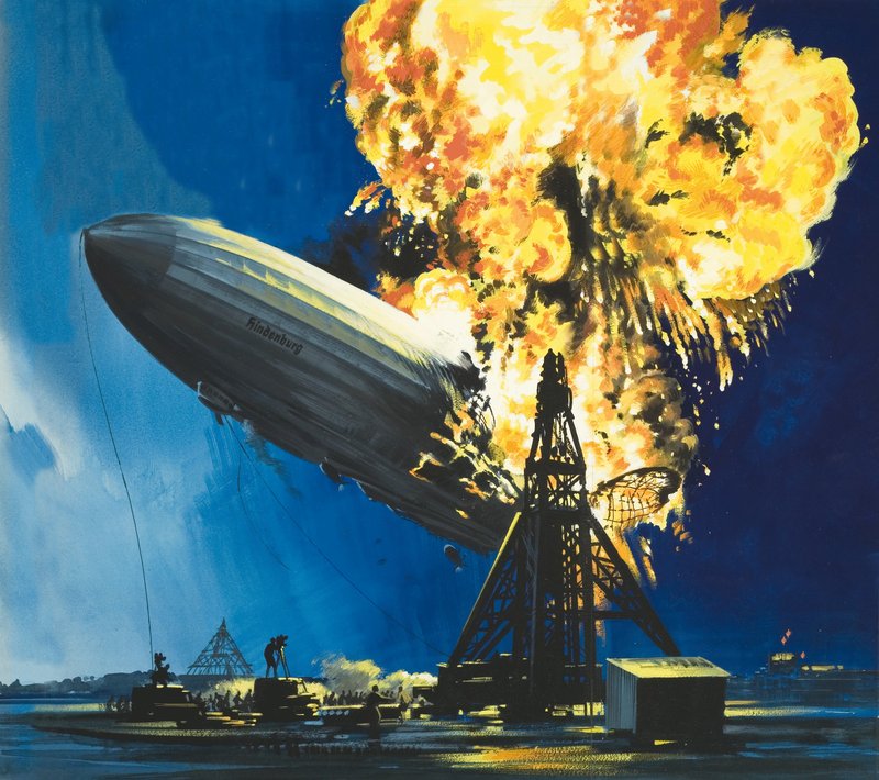 Led Zeppelin Blimp Crash