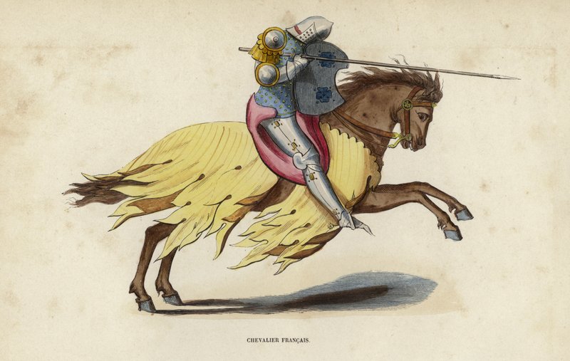 French Knight by European School: Buy fine art print